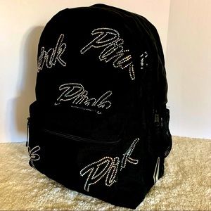 PINK Victoria's Secret | Bags | Victorias Secret Backpack Bling ...